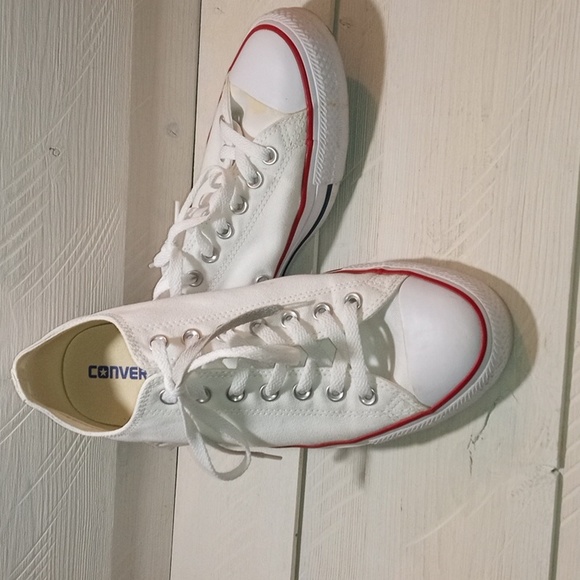 Converse | Shoes | Mens White Converse Size 5 | Poshmark